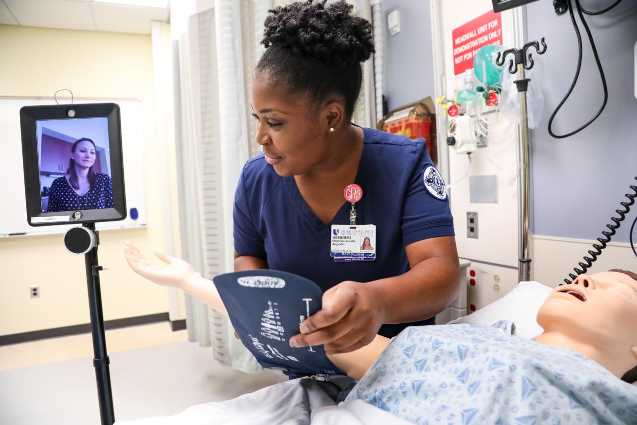 Robots Bridge the Gap for Distance-based Students | Duke University ...